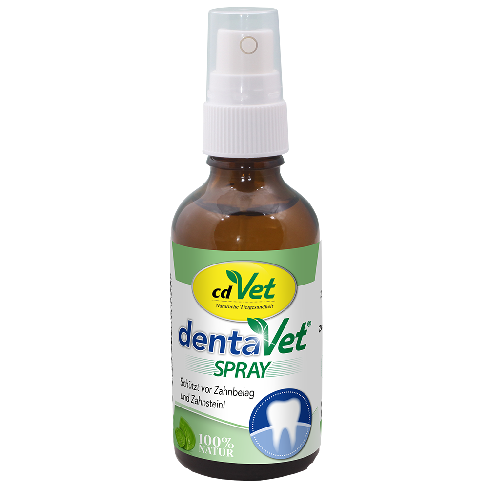 dentaVet Spray | natürliches Zahnpflegespray für Hunde und Katzen